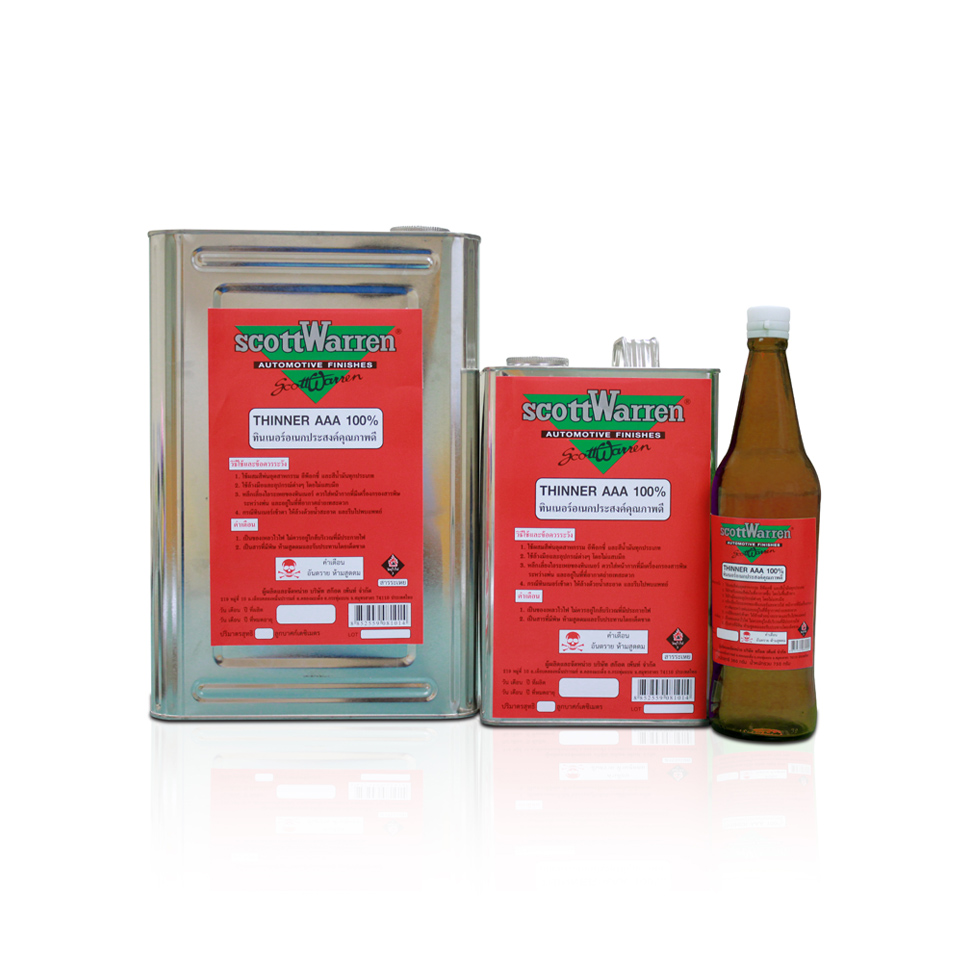 ScottWarren Thinner AAA 100% – Scott Paint co.,ltd. ผลิตสีอุตสาหกรรม สี ...