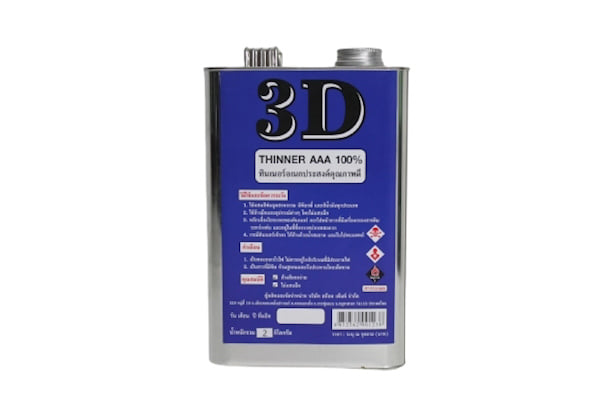 3D thinner 100% – Scott Paint co.,ltd. ผลิตสีอุตสาหกรรม สีพ่นรถยนต์ ...