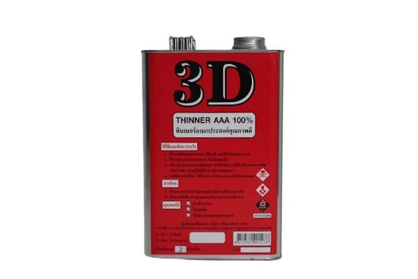 3D Thinner AAA 100% – Scott Paint co.,ltd. ผลิตสีอุตสาหกรรม สีพ่นรถยนต์ ...