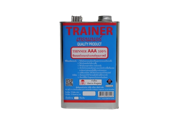 TRAINER Thinner AAA 100% – Scott Paint co.,ltd. ผลิตสีอุตสาหกรรม สีพ่น ...